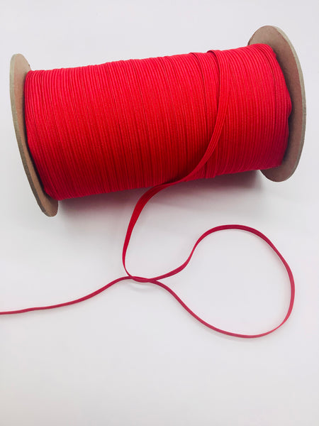 Matte Red 1/4" Middy Braid - 25 Yards - Trimplace LLC