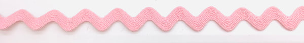 Pink 1/2" 100% Cotton Ric Rac - Trimplace LLC
